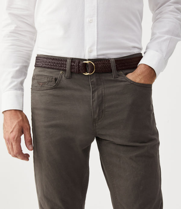 RMW PLAITED O RING BELT - Arthur Schofield & Co.