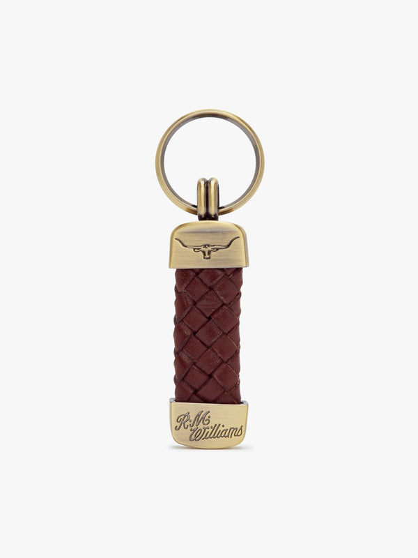 RMW GOLD PLAIT KEYRING - Arthur Schofield & Co.
